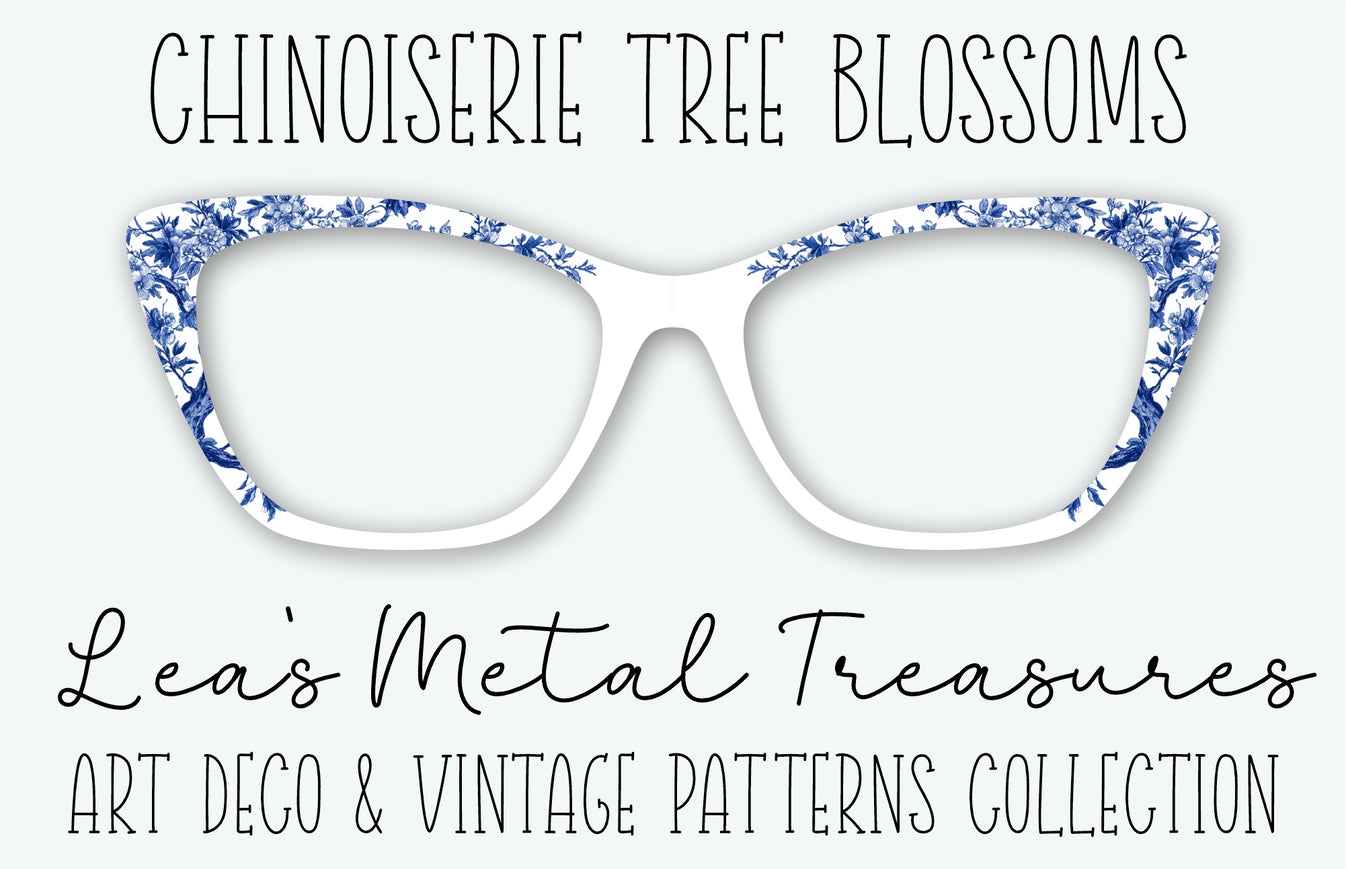 Chinoiserie Tree Blossoms Eyewear Frame Toppers – Twinkle Twinkle Tees