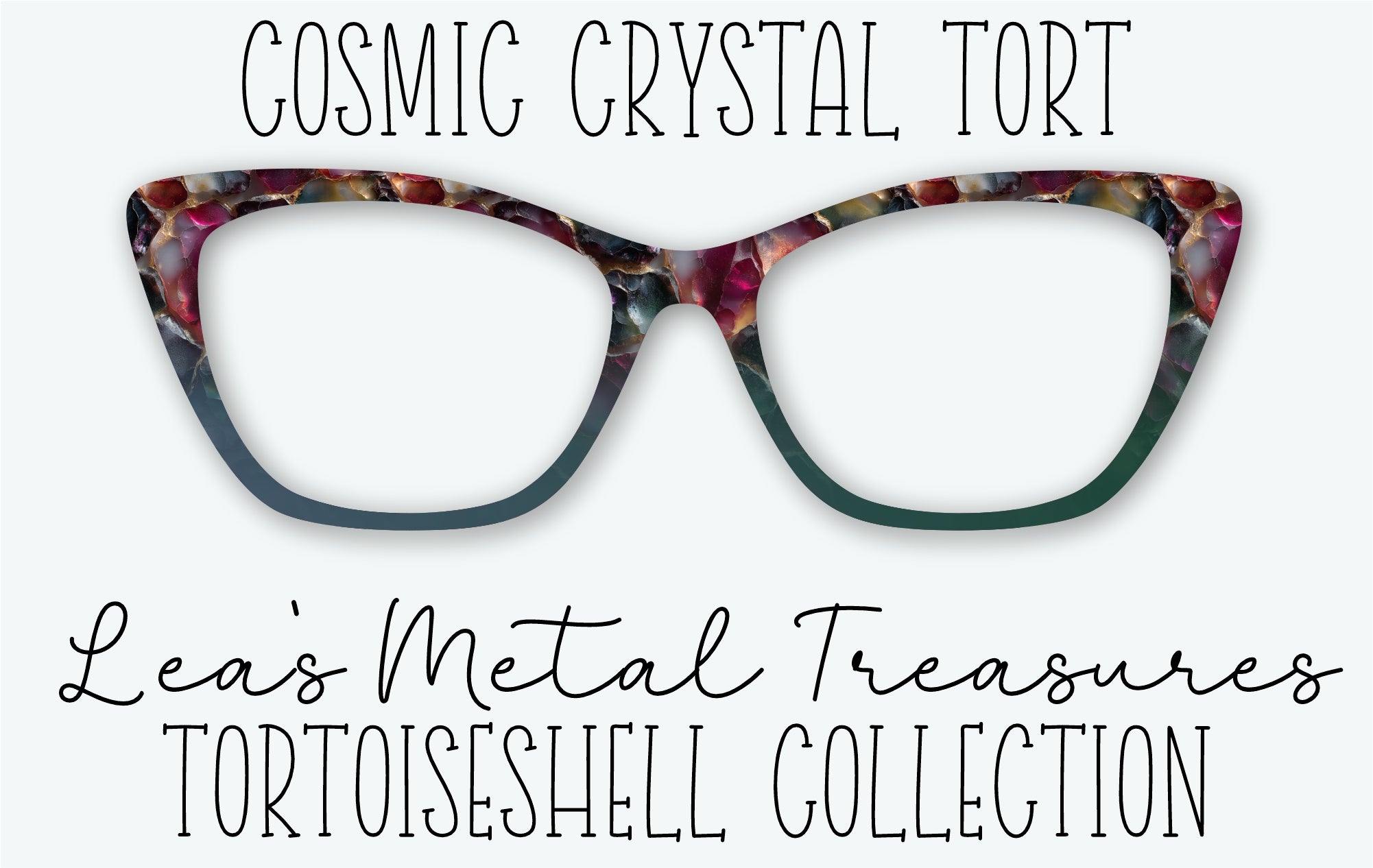 Cosmic Crystal Tort Eyewear Frame Toppers – Twinkle Twinkle Tees