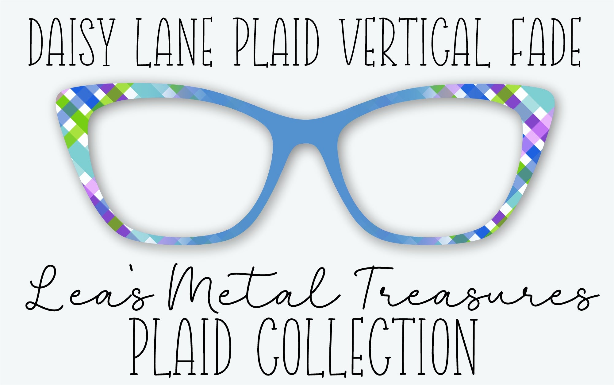 DAISY LANE PLAID VERTICAL FADE Eyewear Frame Toppers – Twinkle Twinkle Tees