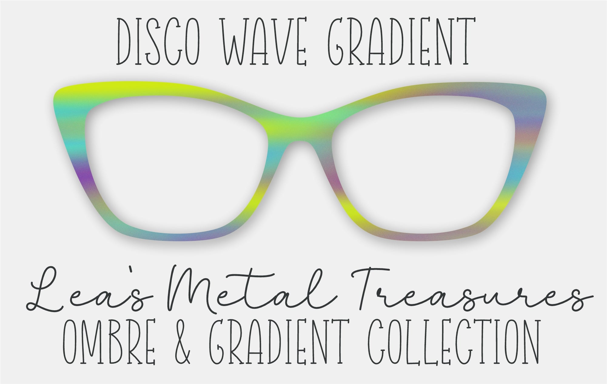 DISCO WAVE GRADIENT Eyewear Frame Toppers – Twinkle Twinkle Tees