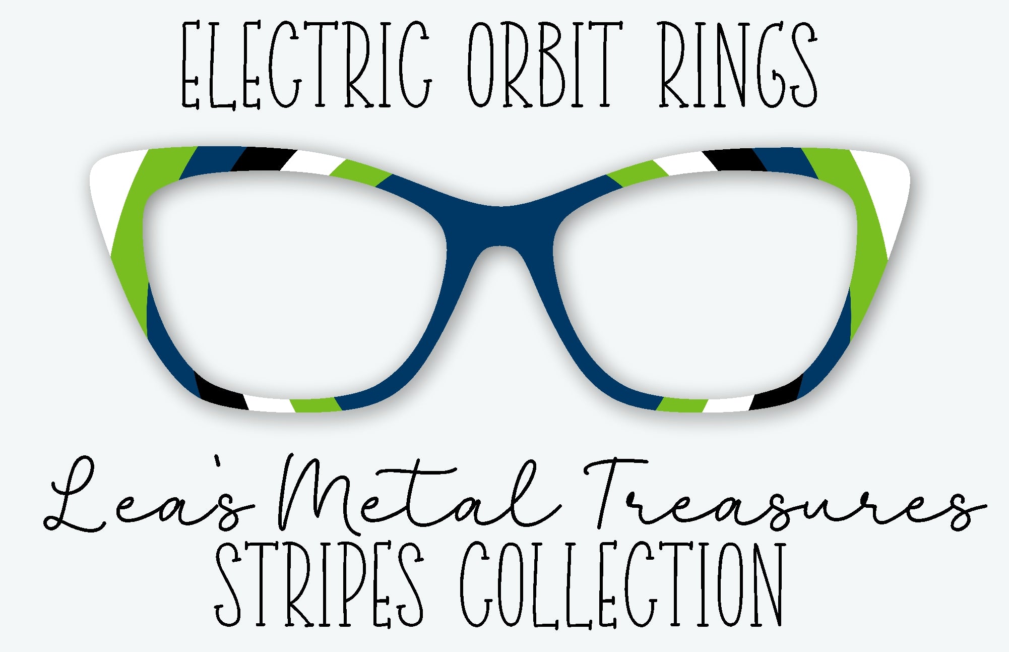 Electric Orbit Rings Eyewear Frame Toppers – Twinkle Twinkle Tees