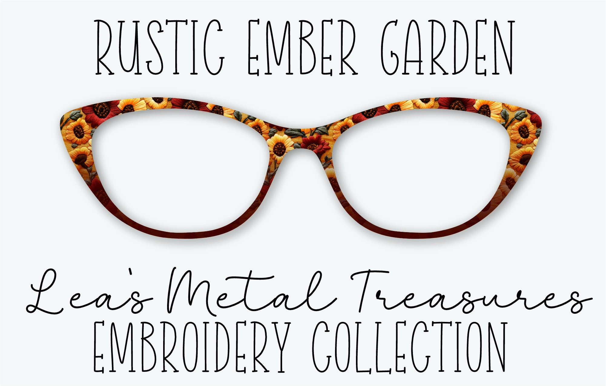 Rustic Ember Garden Eyewear Frame Toppers – Twinkle Twinkle Tees