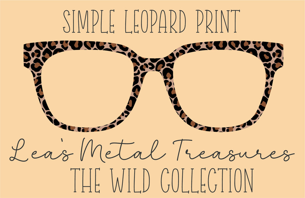 Simple Leopard Print Full Pattern Eyewear Frame Toppers – Twinkle ...