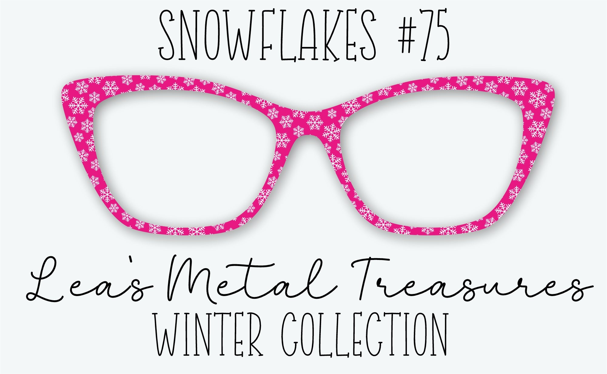 Snowflakes #75 Eyewear Frame Toppers – Twinkle Twinkle Tees
