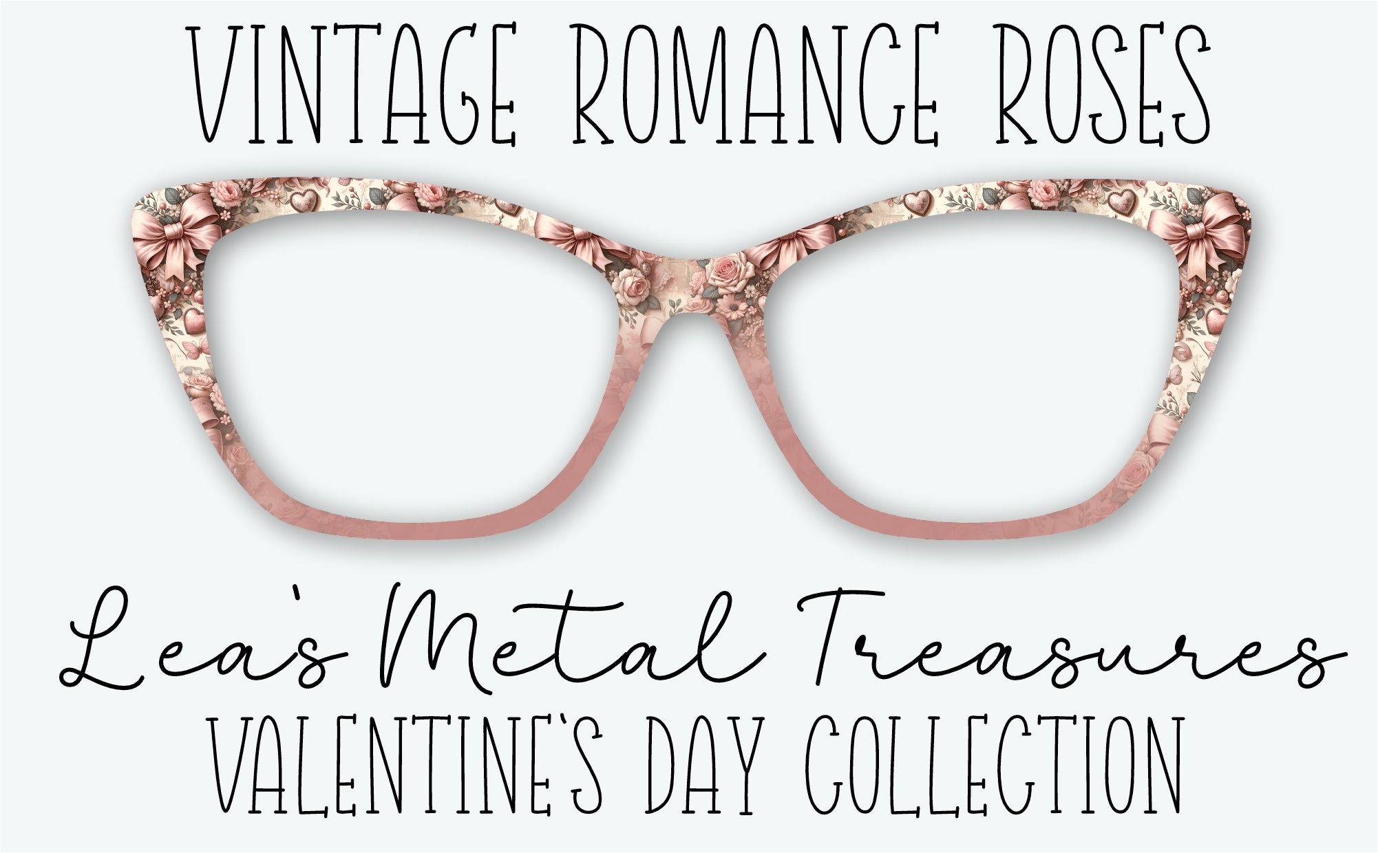 Vintage Romance Roses Eyewear Frame Toppers – Twinkle Twinkle Tees
