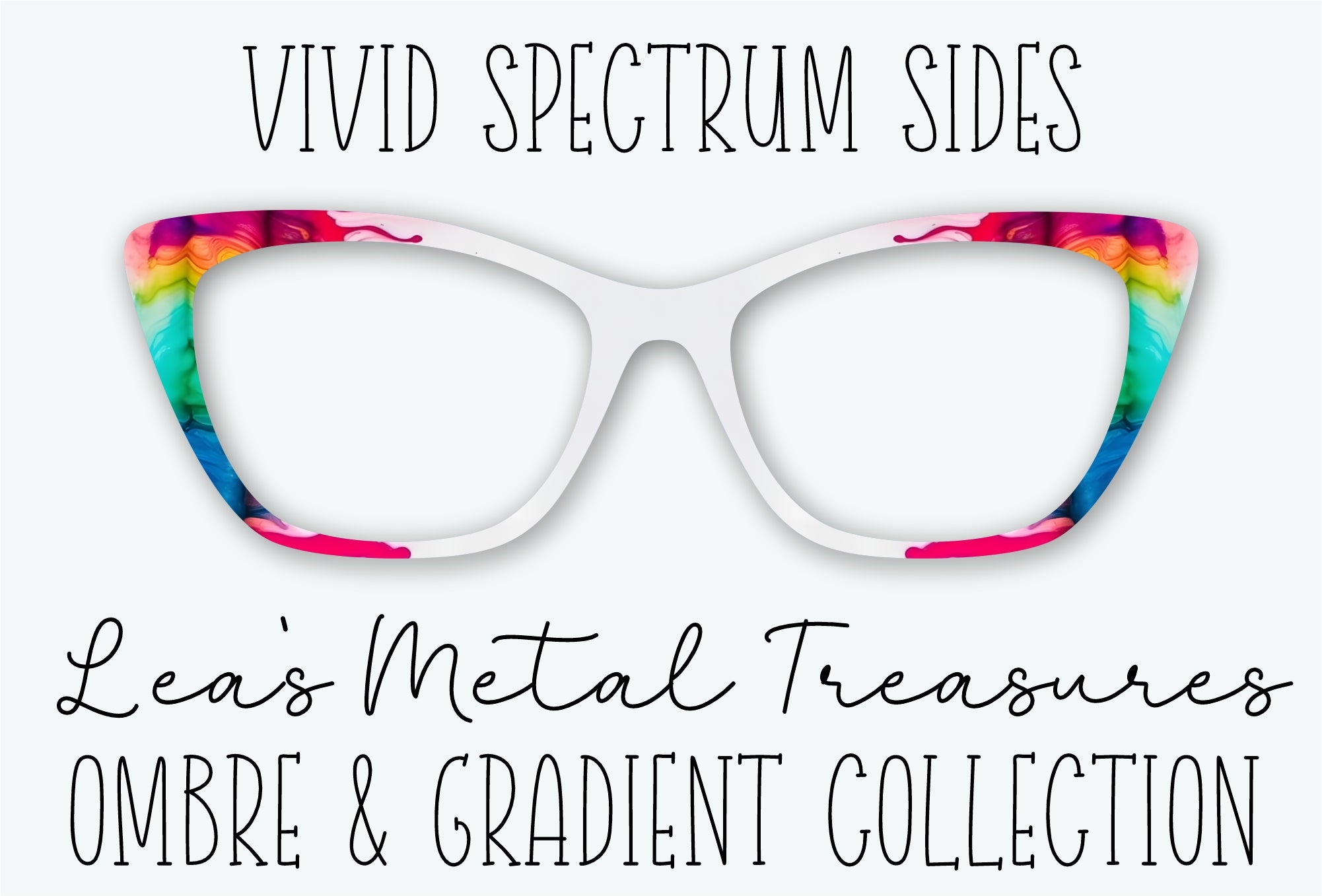 Vivid Spectrum Sides Eyewear Frame Toppers – Twinkle Twinkle Tees