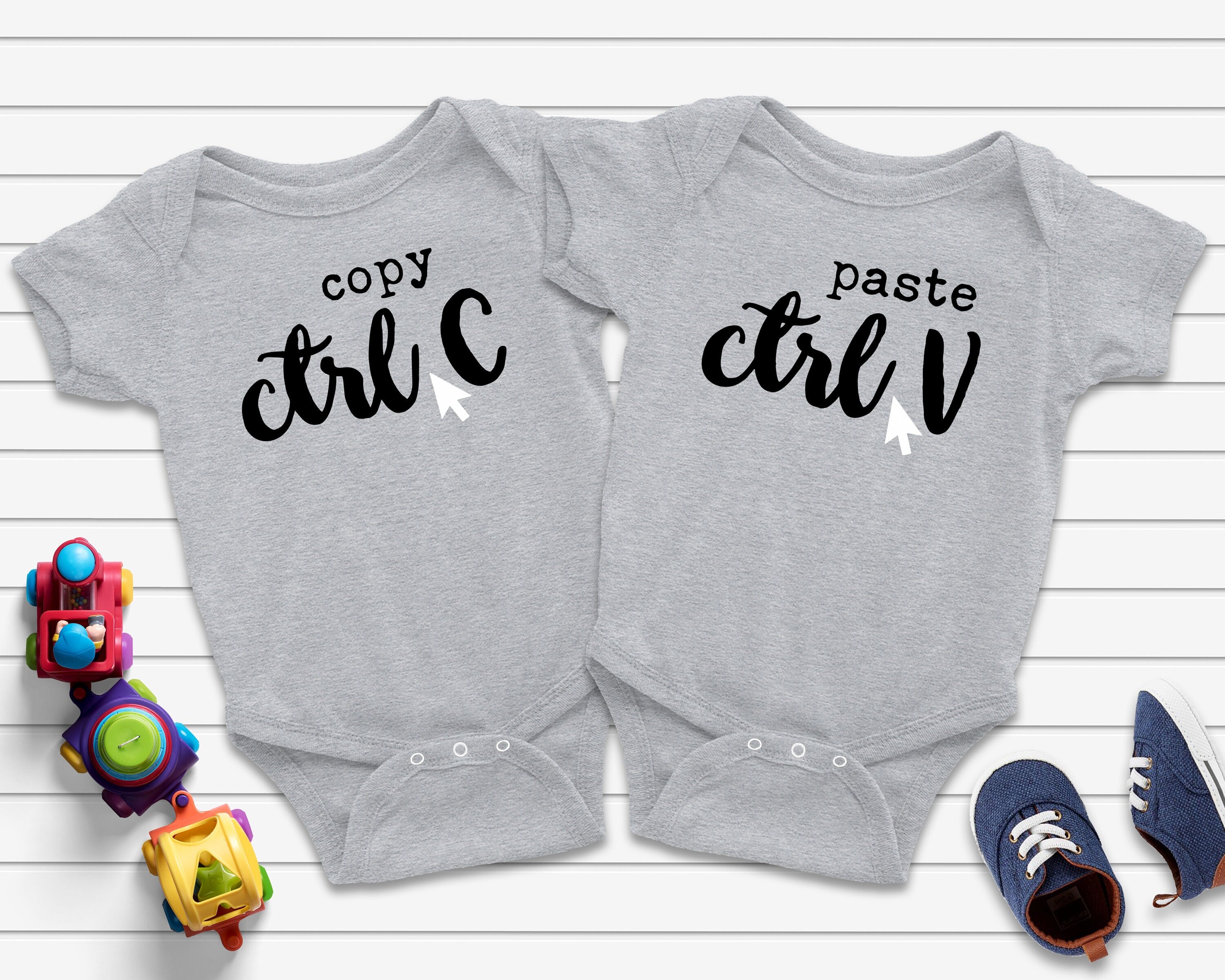 Copy and Paste T-Shirts or Bodysuits for Twins - Identical Twins - Twi ...